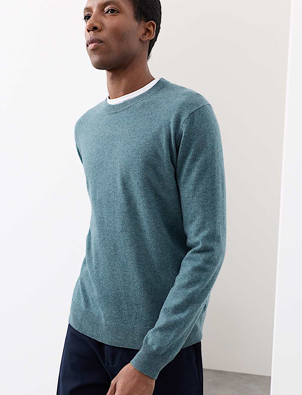 Buy Pure Cashmere Crew Neck Jumper at Marks & Spencer