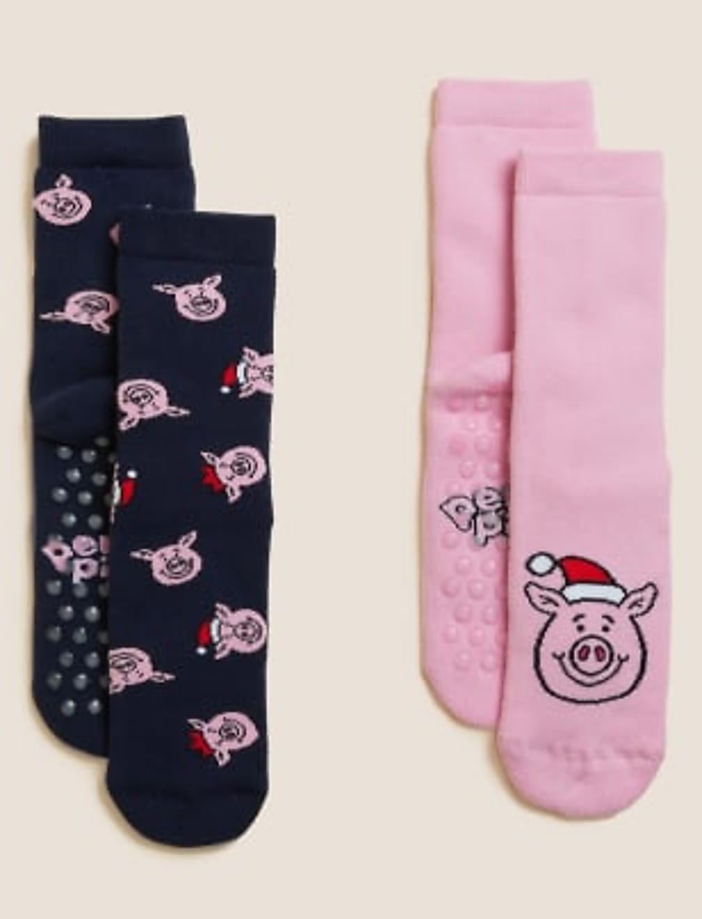 Buy 2pk Percy Pig™ Cosy Socks at Marks & Spencer