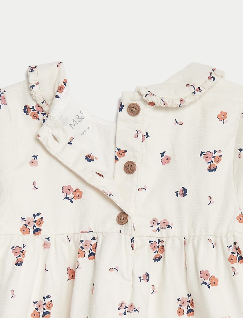 Buy 2pc Cotton Rich Floral Outfit 0 3 Yrs At Marks And Spencer