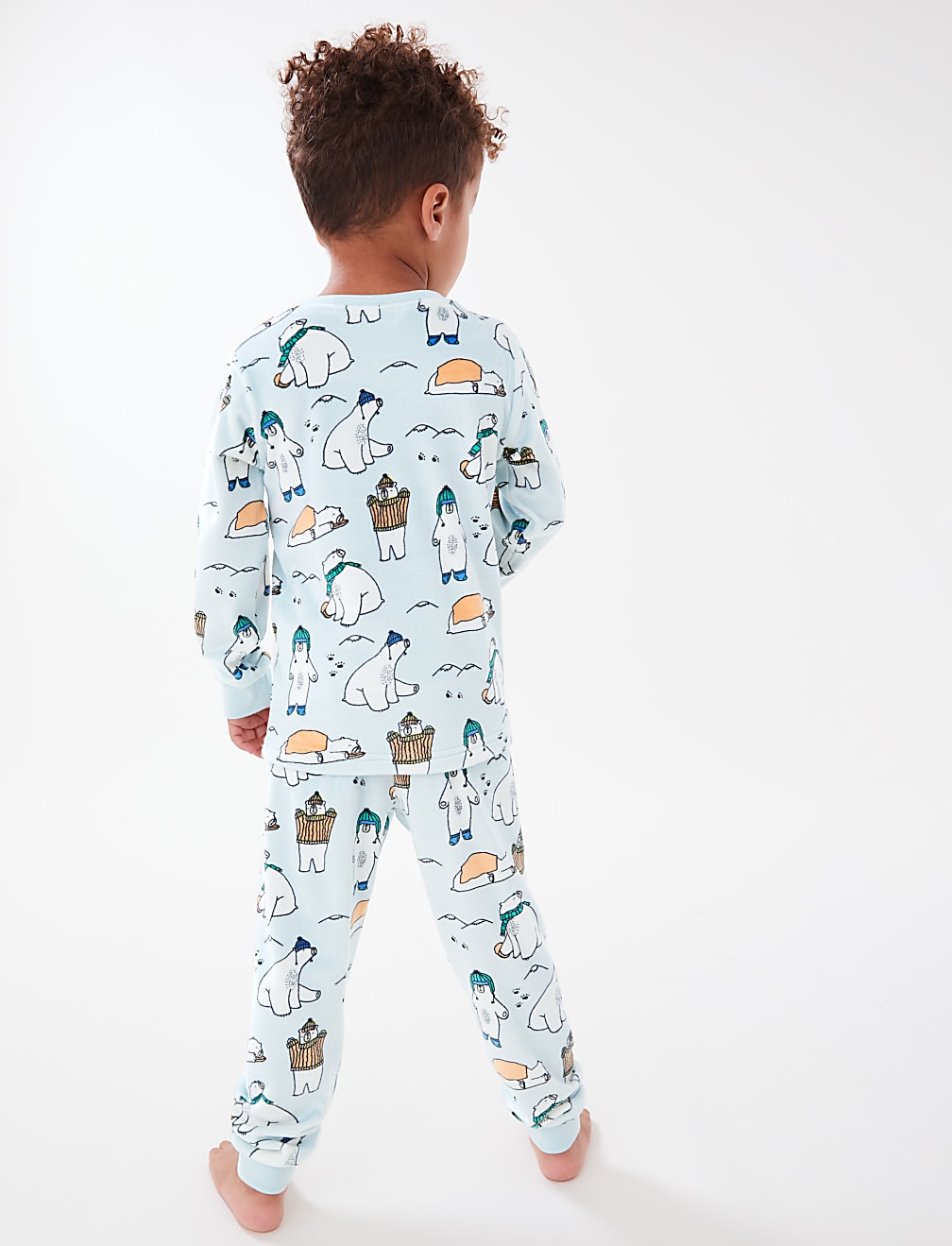 Buy Velour Polar Bear Pyjamas (1 - 7 Yrs) at Marks & Spencer