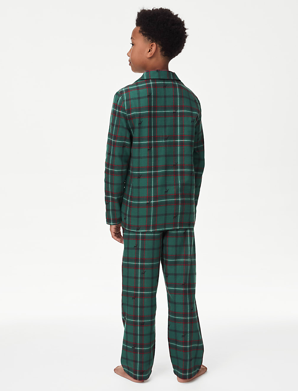 Buy Pure Cotton Checked Pyjamas (1-16 Yrs) at Marks & Spencer