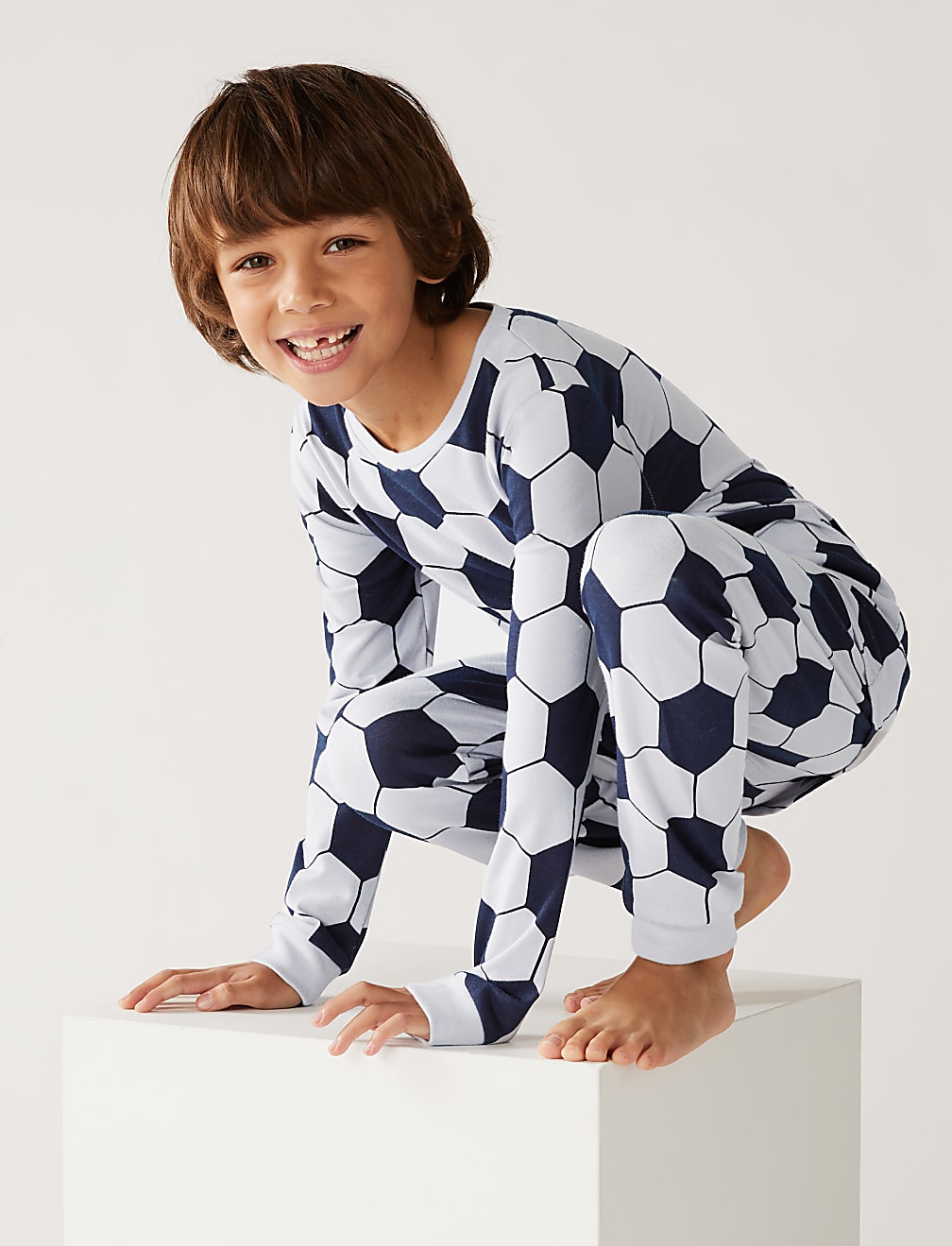 Buy Cotton Rich Football Pyjamas (7-16 Yrs) at Marks & Spencer