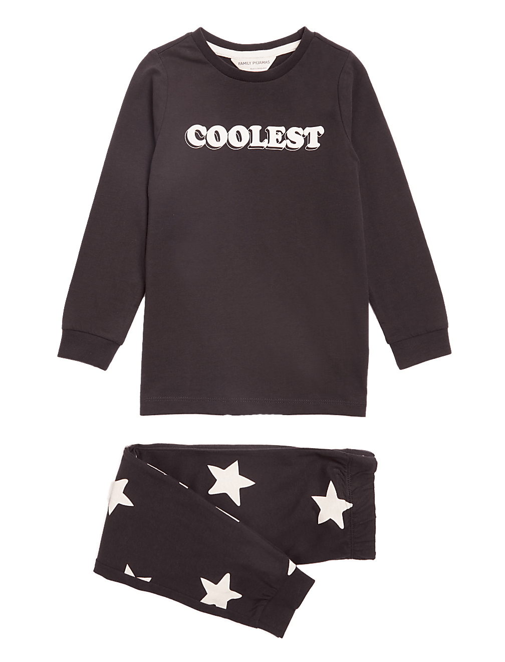 Buy Pure Cotton Coolest Slogan Pyjamas at Marks & Spencer