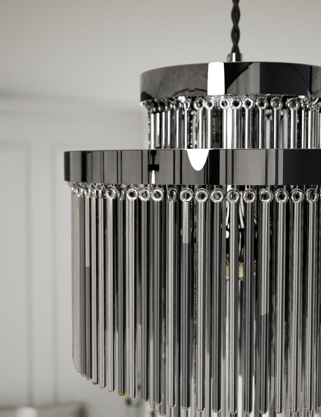 Monroe Glass Easy Fit Ceiling Lamp Shade | M&S Collection | M&S