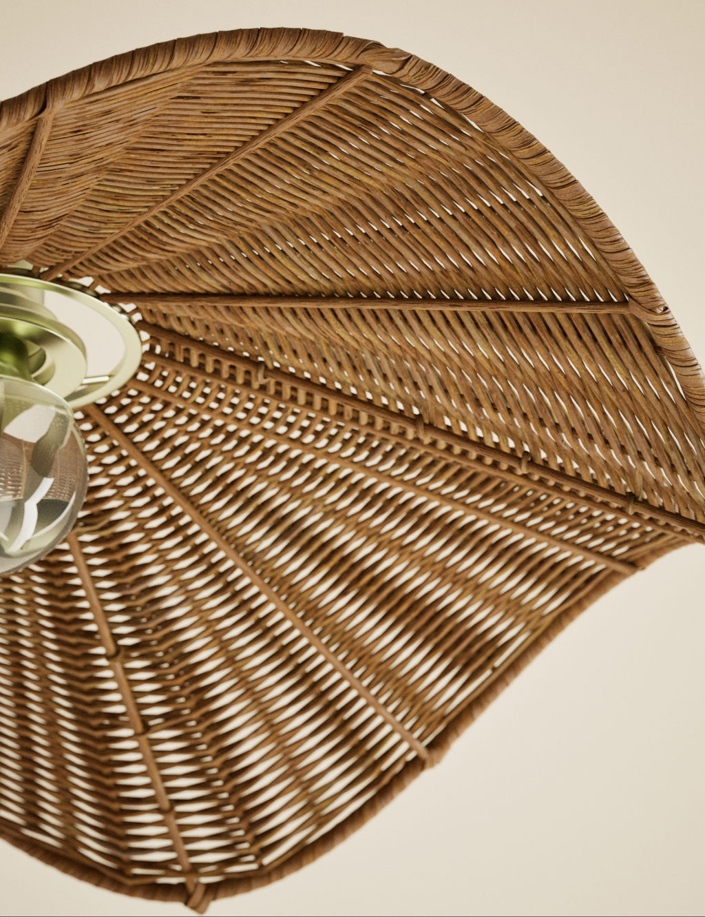 Rocco Rattan Easy Fit Ceiling Lamp Shade | M&S Collection | M&S