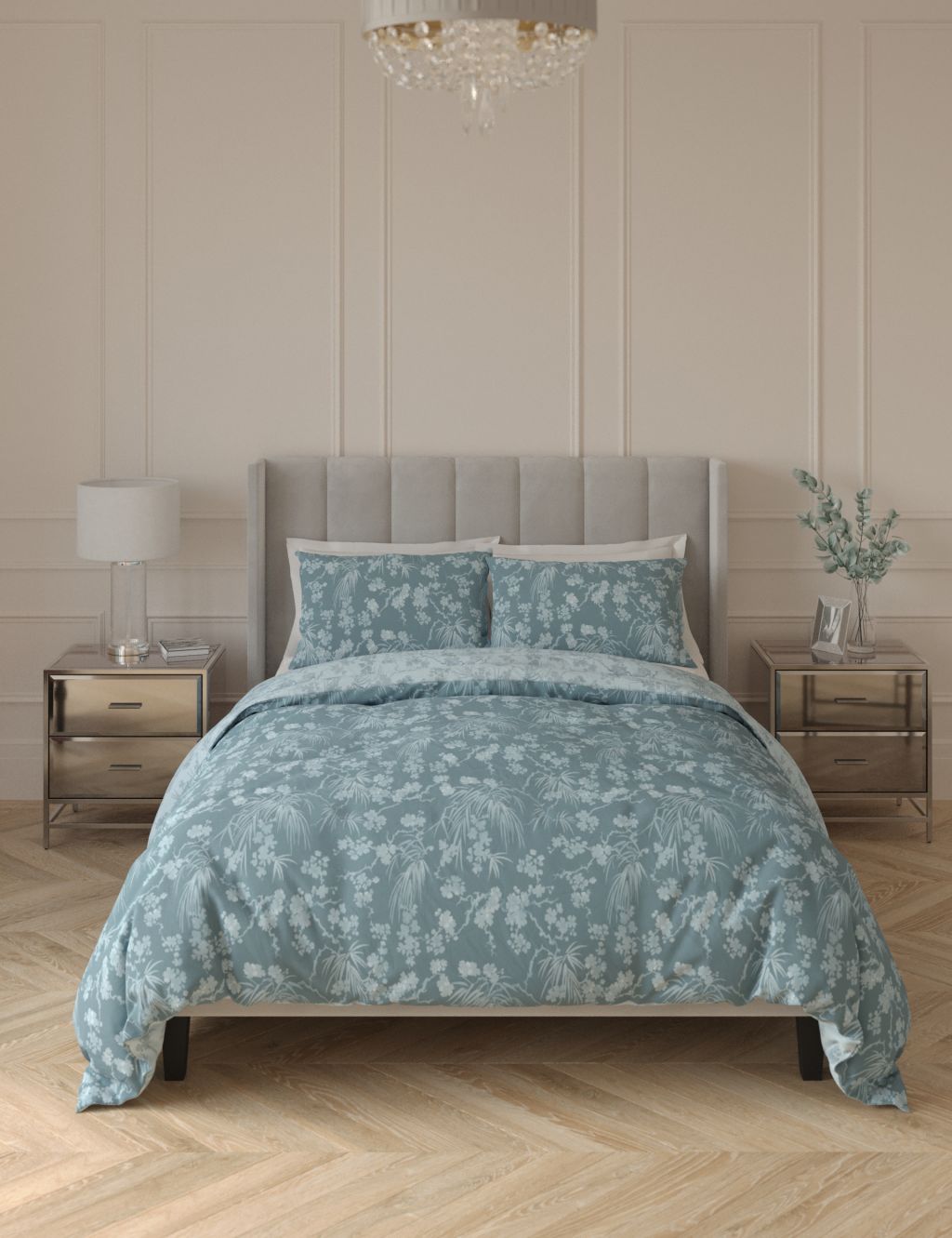 Pure Cotton Blossom Bedding Set | M&S Collection | M&S