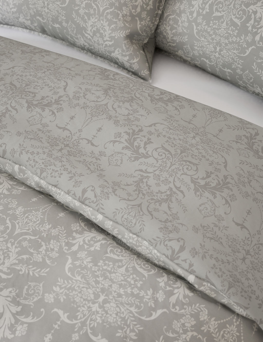 Aida-Alouette Damask Sateen Bedding Set | M&S Collection | M&S
