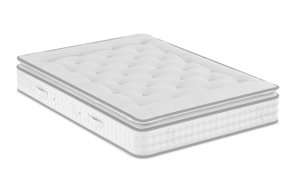 2500 Luxury British Wool Pocket Spring Medium Pillowtop Mattress ...