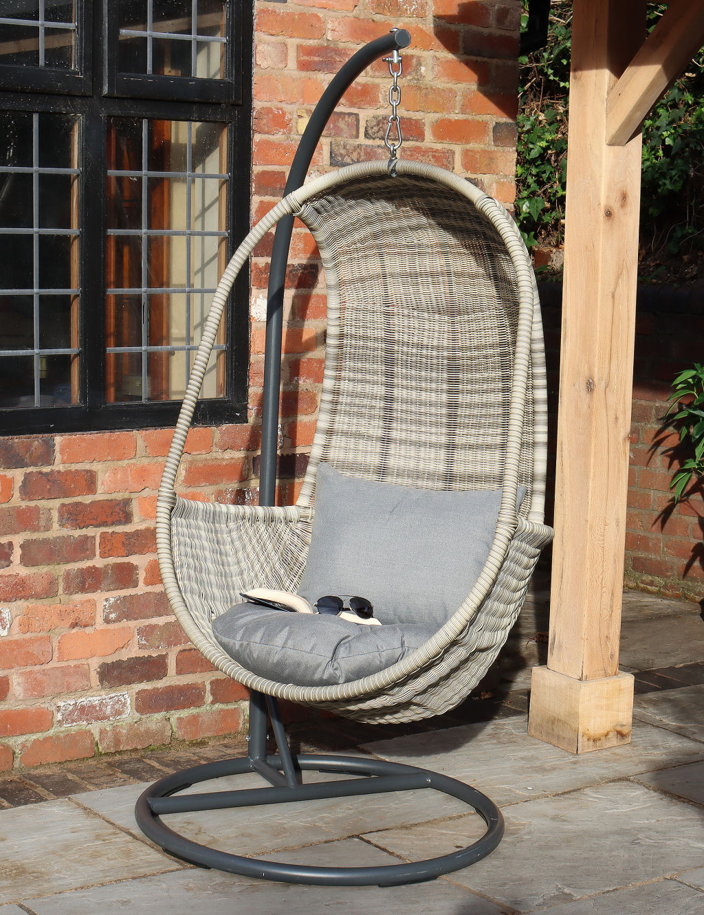 Wentworth Rattan Hanging Pod Chair | Royalcraft | M&S