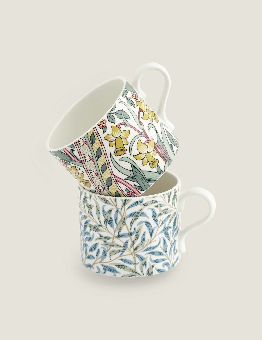 Set of 2 Daffodil Mugs | Morris & Co | M&S