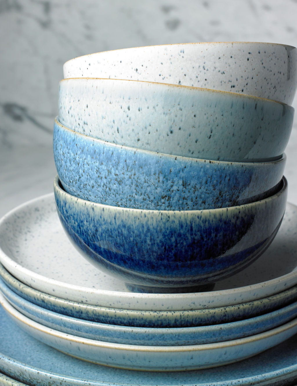 12 Piece Studio Blue Dinner Set | Denby | M&S