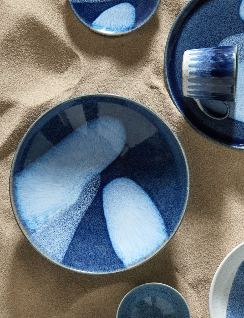 Studio Blue Accent Large Serving Bowl | Denby | M&S