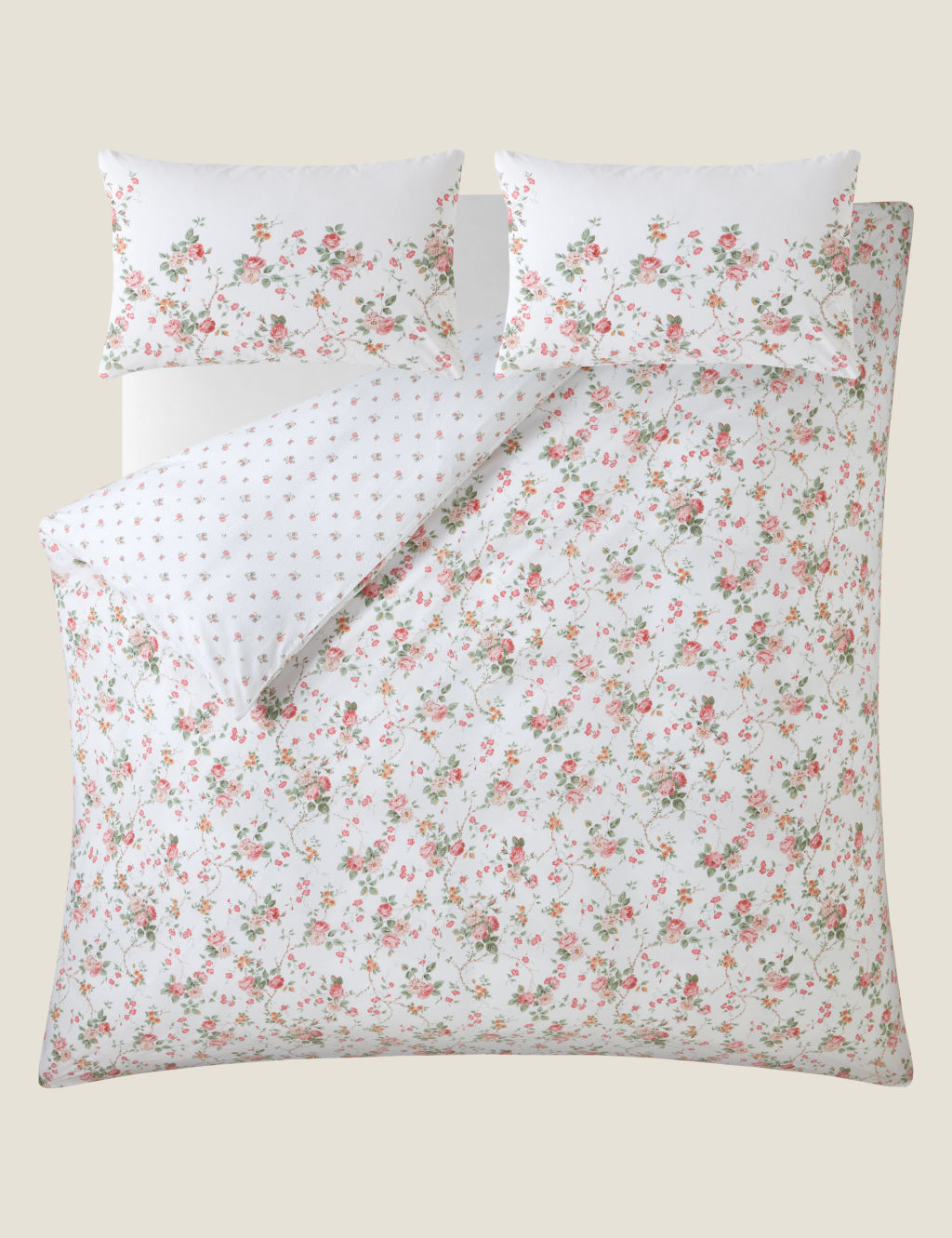 Pure Washed Cotton Mountney Garden Bedding Set | Laura Ashley | M&S