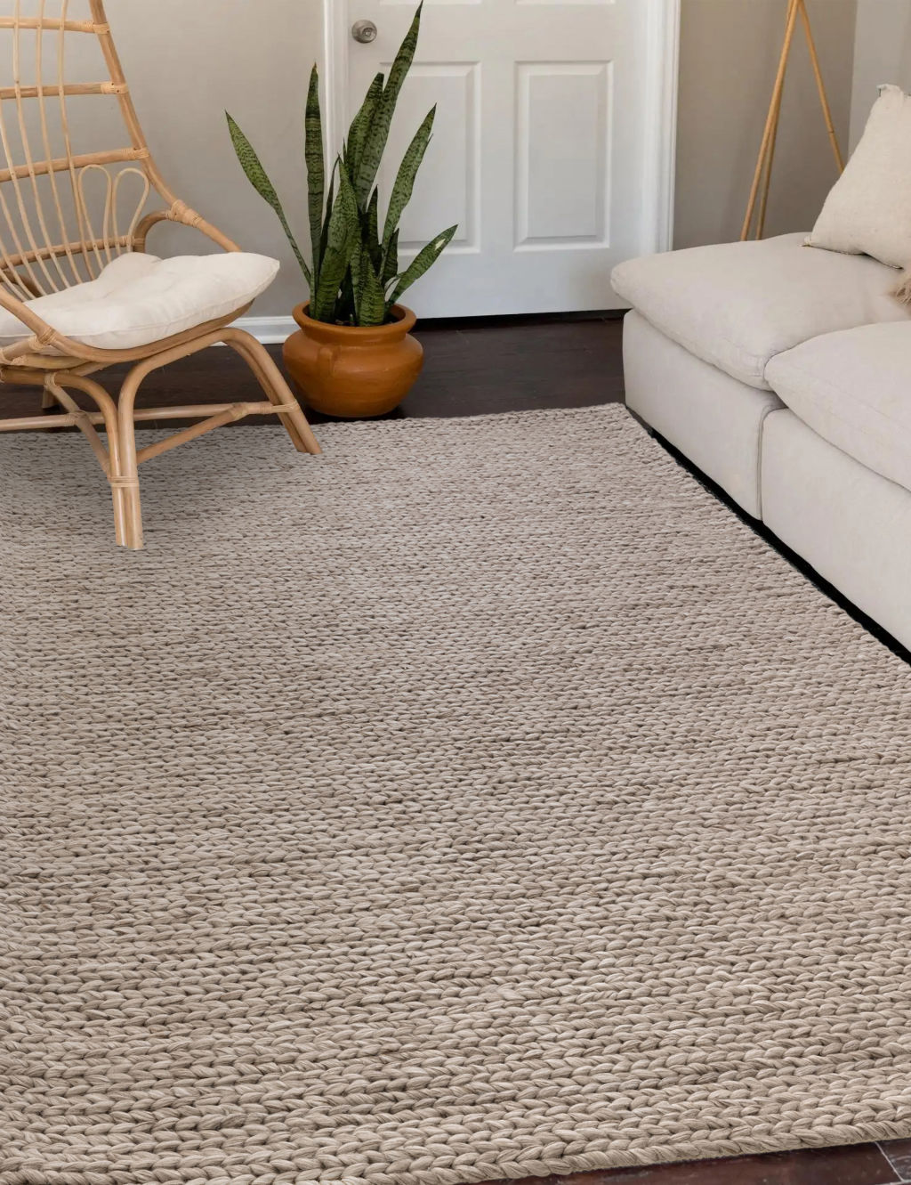 Wool Rich Braided Rug | Asiatic | M&S