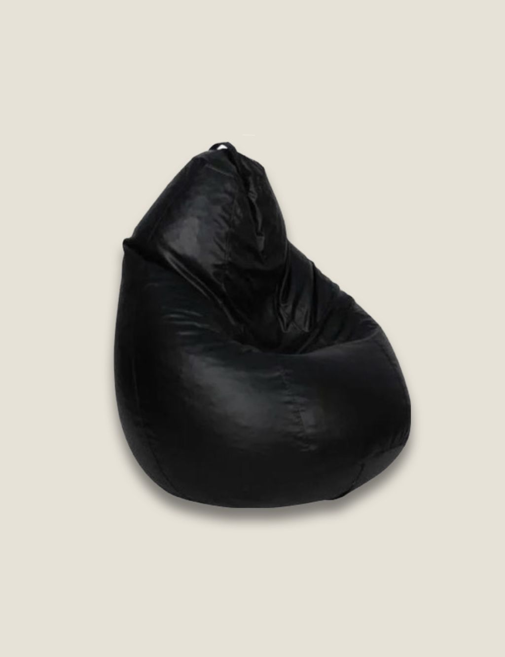 Black Faux Leather Teardrop Beanbag | Kaikoo | M&S