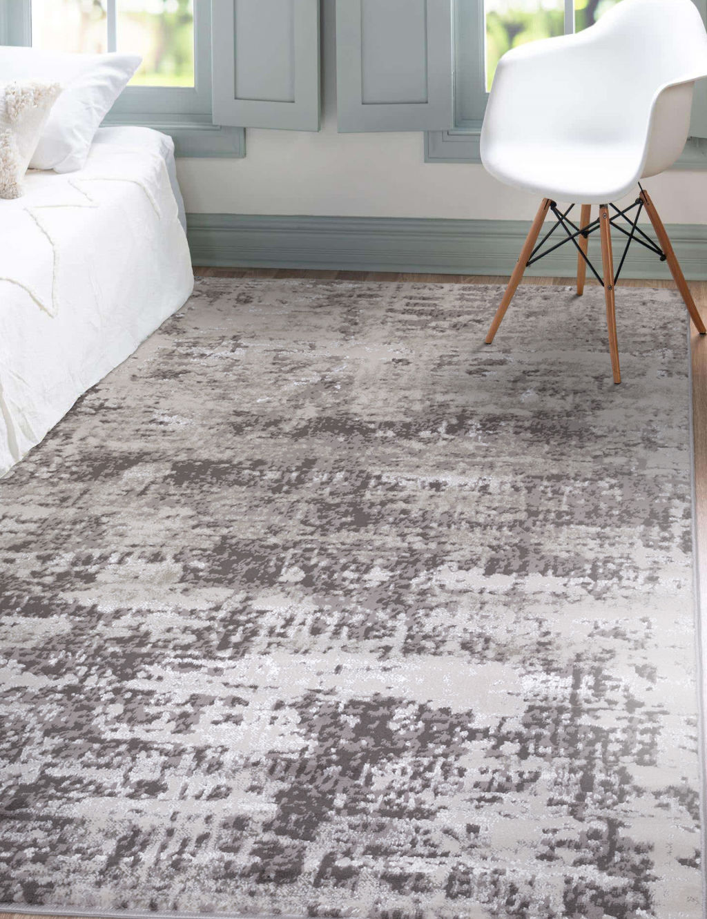 Mist Luxe Abstract Rug | Asiatic | M&S