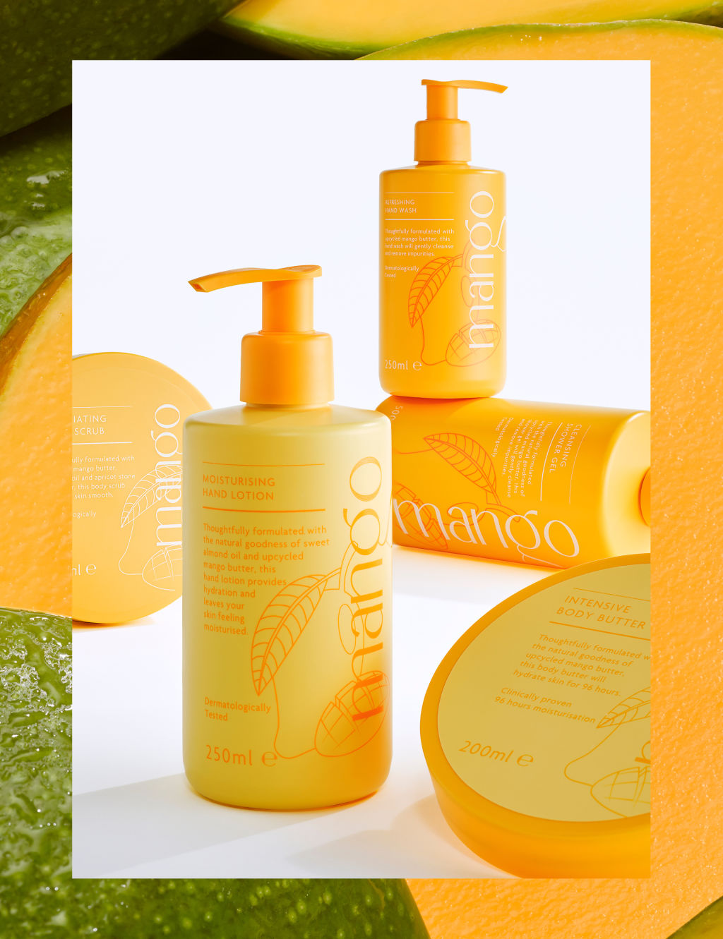 Mango Shower Gel 500ml | Burst Bodycare | M&S