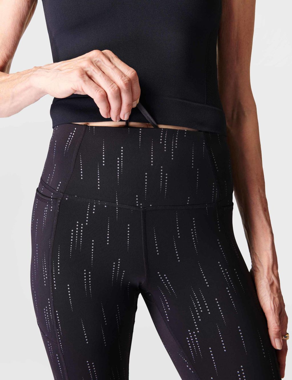 Therma Boost 2.0 Printed Reflective Leggings | Sweaty Betty | M&S