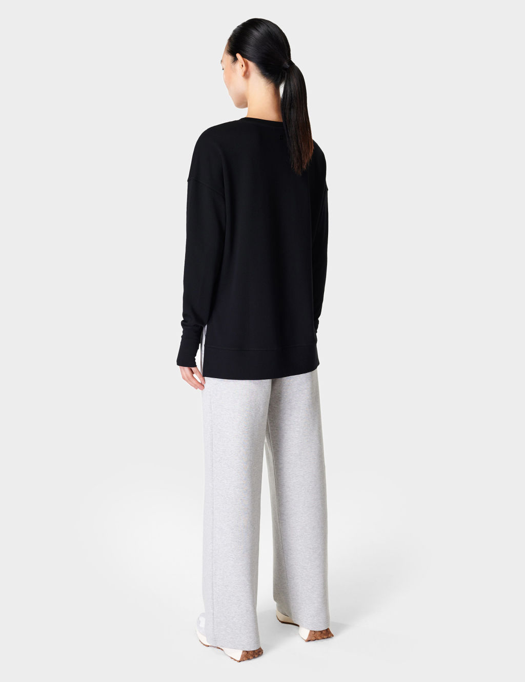 After Class Cotton Blend Longline Sweatshirt | Sweaty Betty | M&S