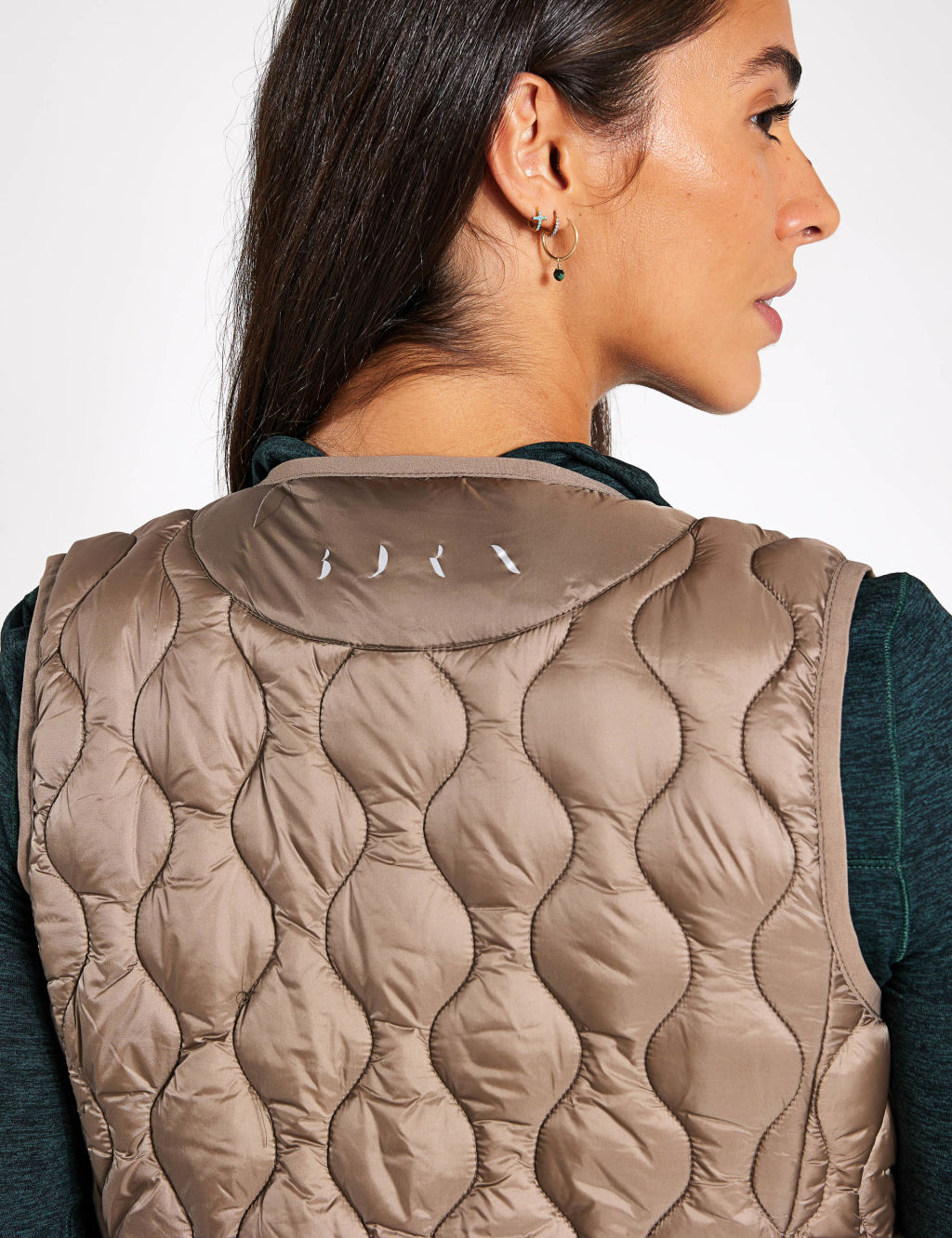 Kenal Quilted Collarless Gilet | BORN | M&S