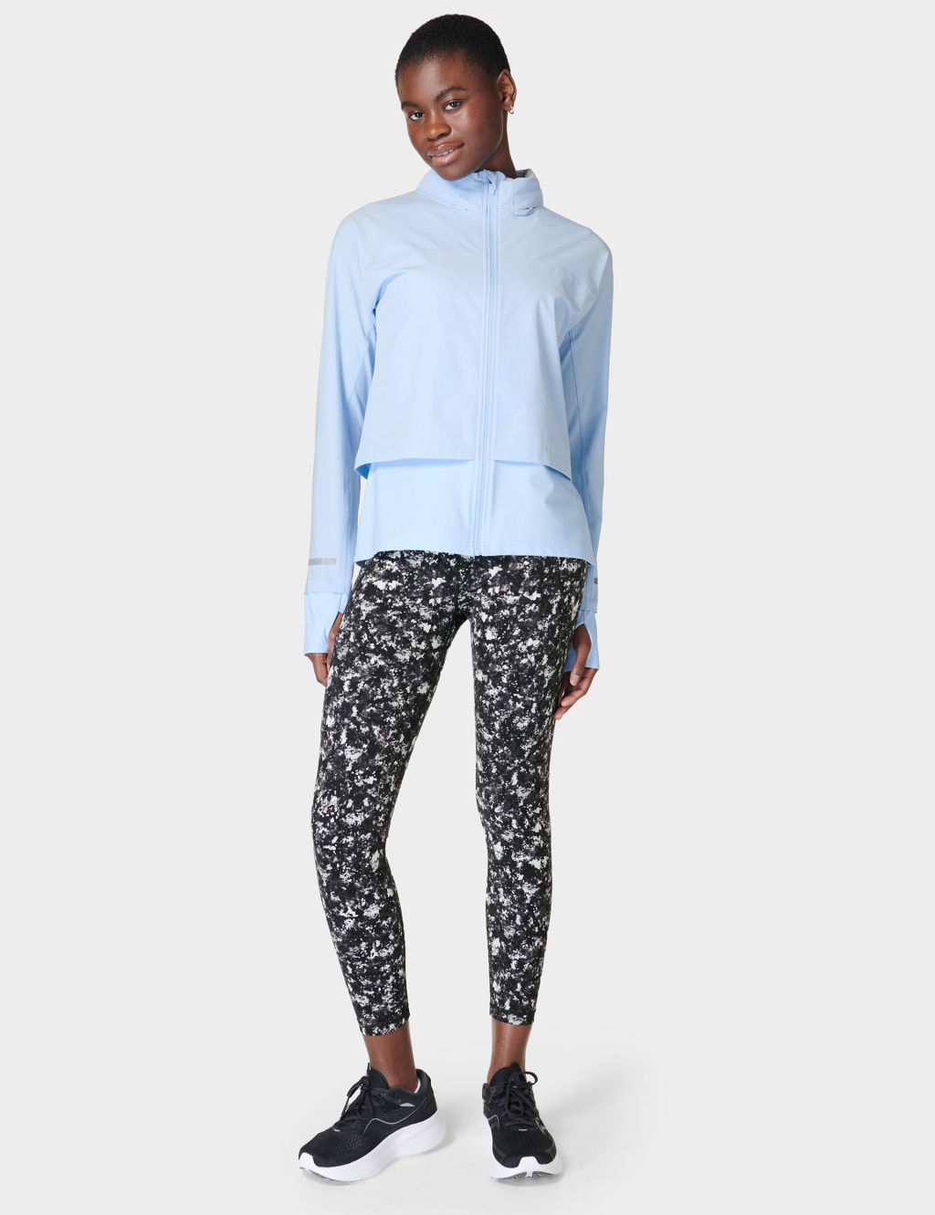 Fast Track Funnel Neck Running Jacket | Sweaty Betty | M&S