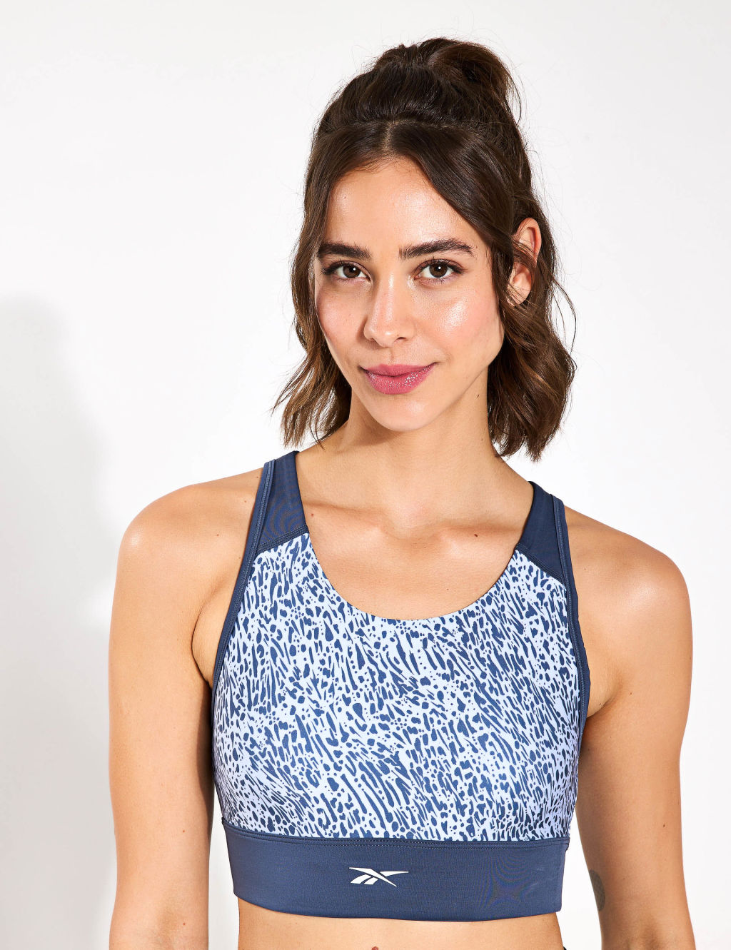 Running Animal Print Non Wired Sports Bra | Reebok | M&S