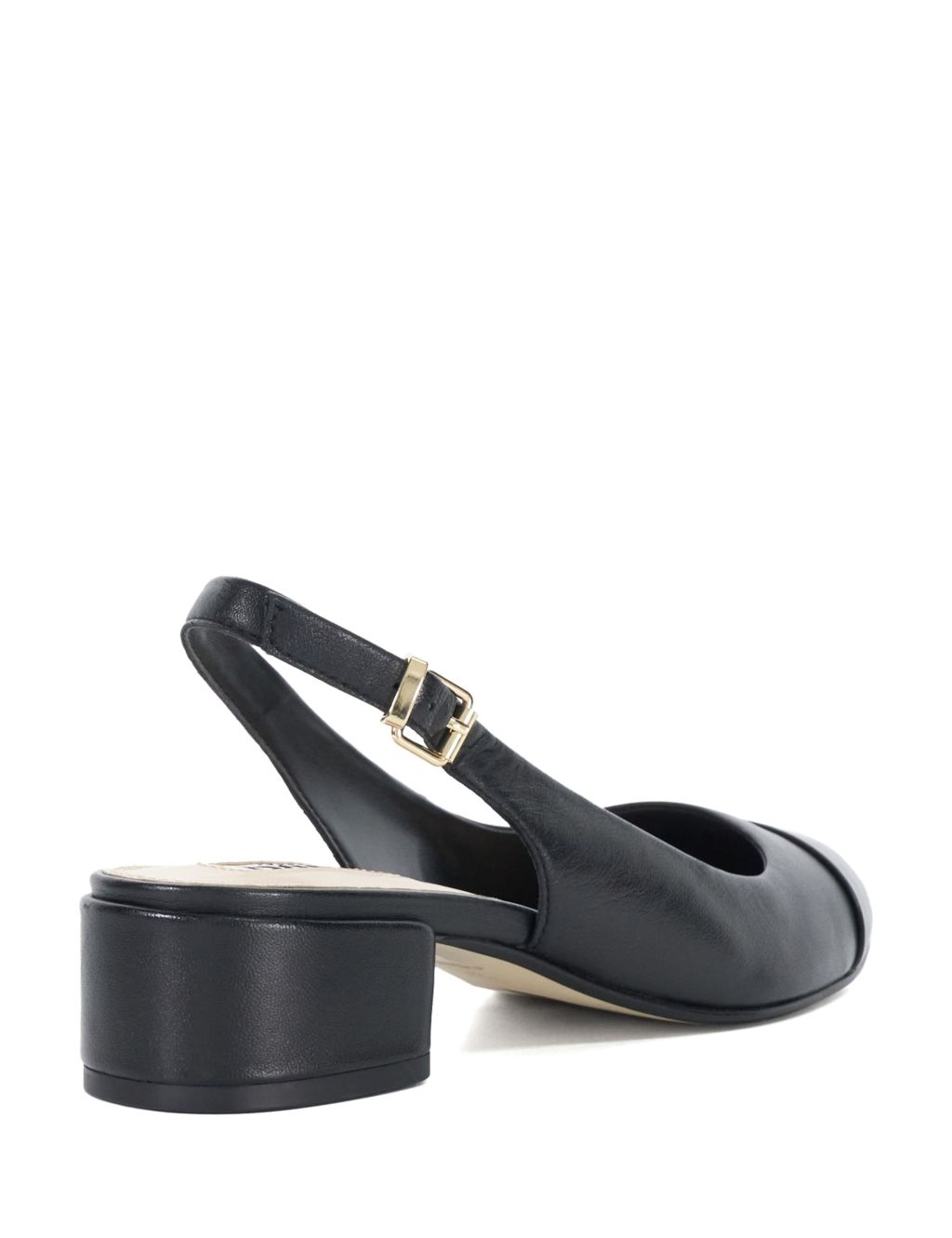 Leather Block Heel Slingback Shoes | Dune London | M&S