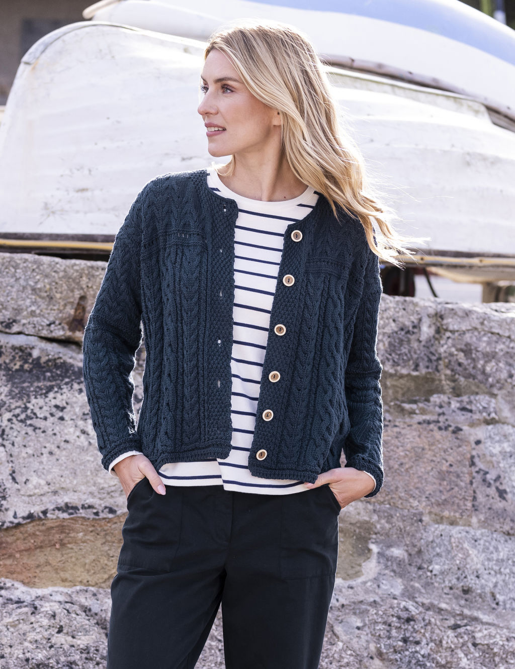 Women’s Crew Neck Cardigans | M&S