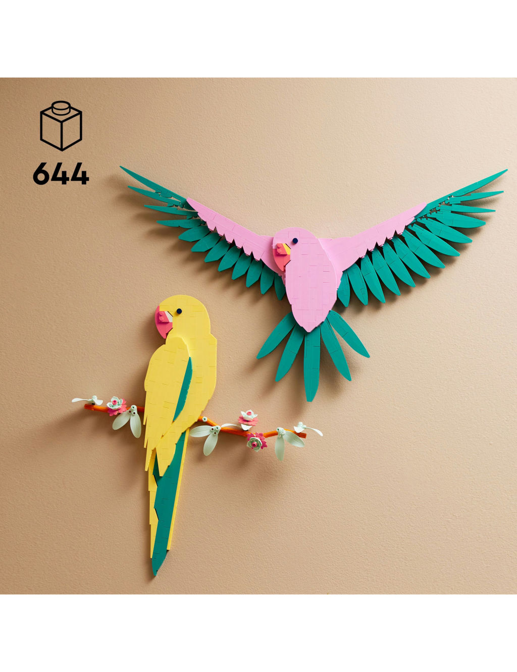 LEGO Art The Fauna Collection Macaw Parrots 31211 (18+ Yrs) | Lego | M&S