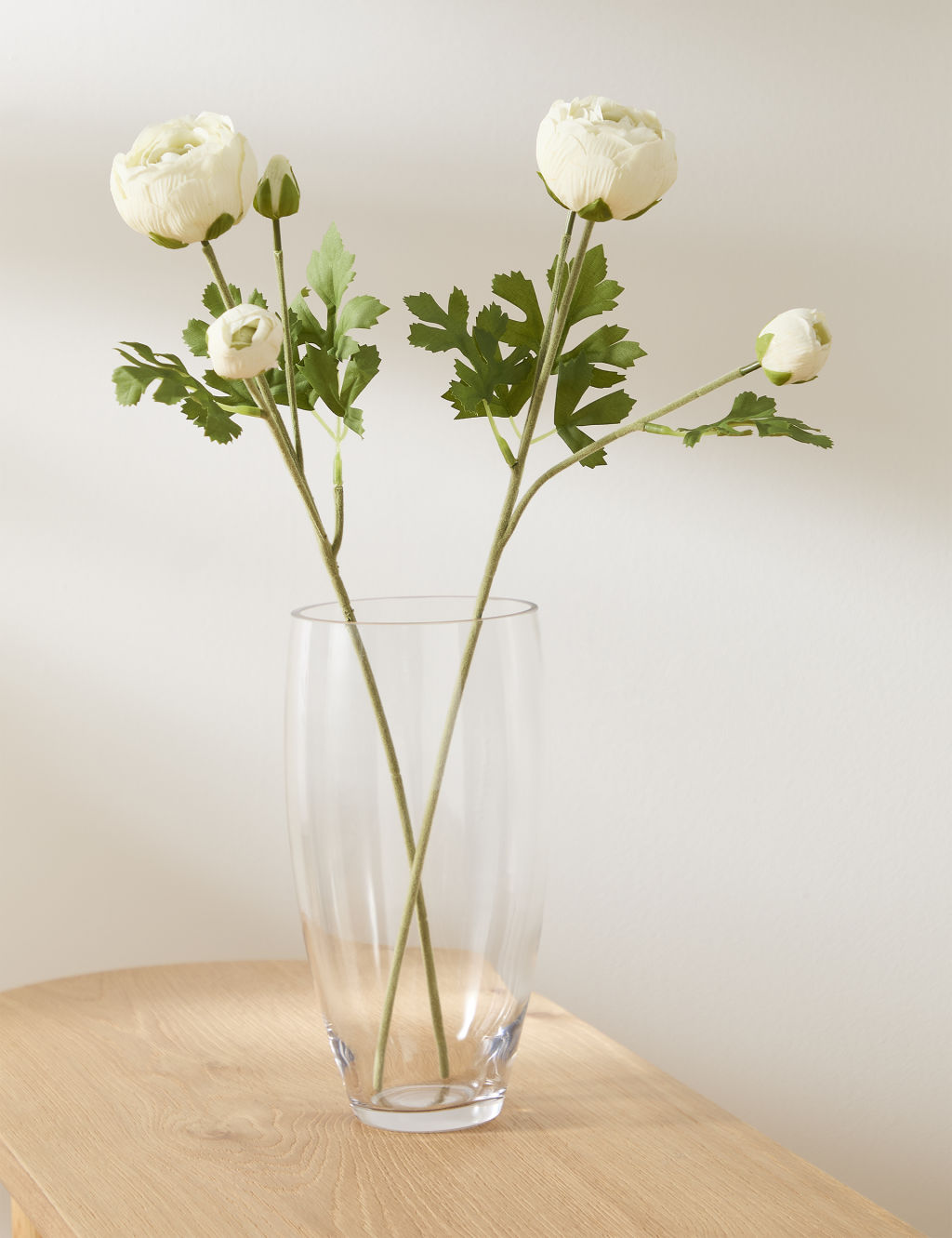 Set of 2 Artificial Real Touch Ranunculus Stems | Moss & Sweetpea | M&S