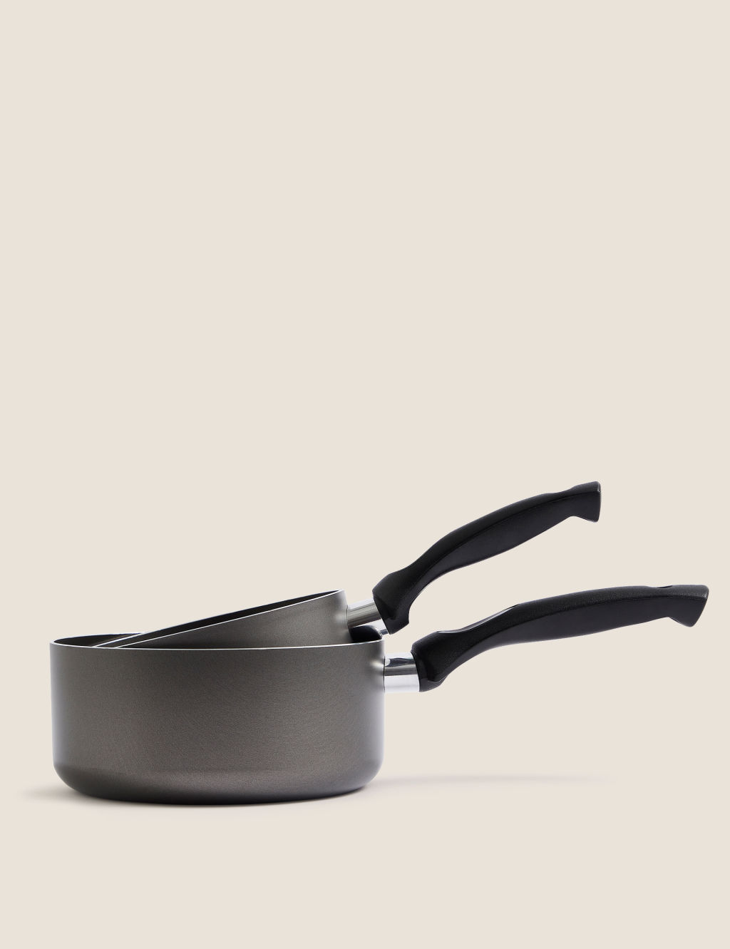 3pc Everyday Aluminium Non-Stick Pan Set | M&S Collection | M&S