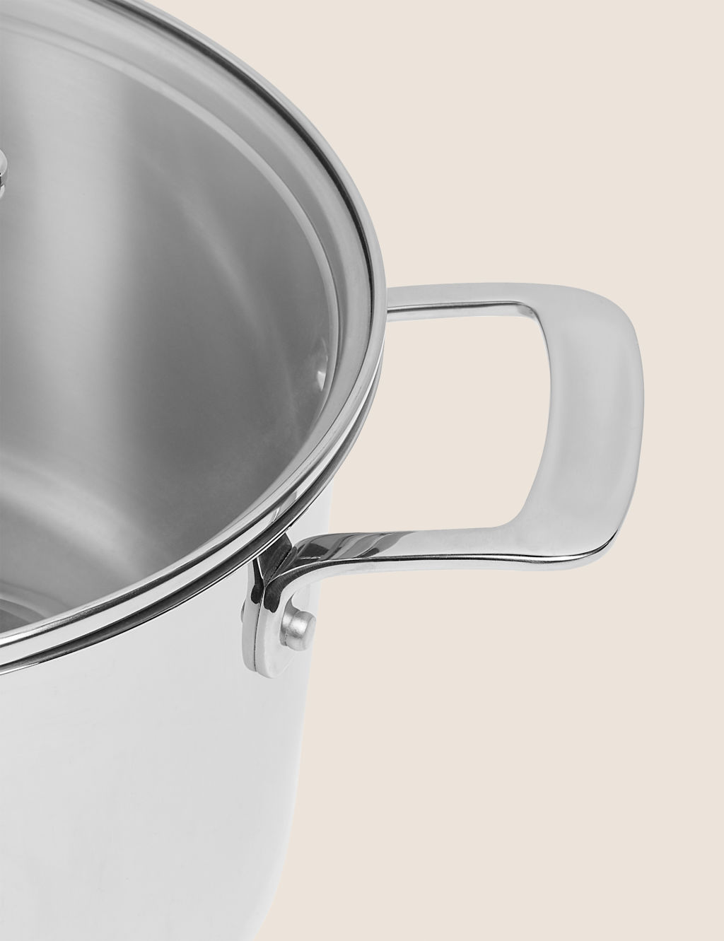 Stainless Steel 24cm Medium Stock Pot | M&S Collection | M&S