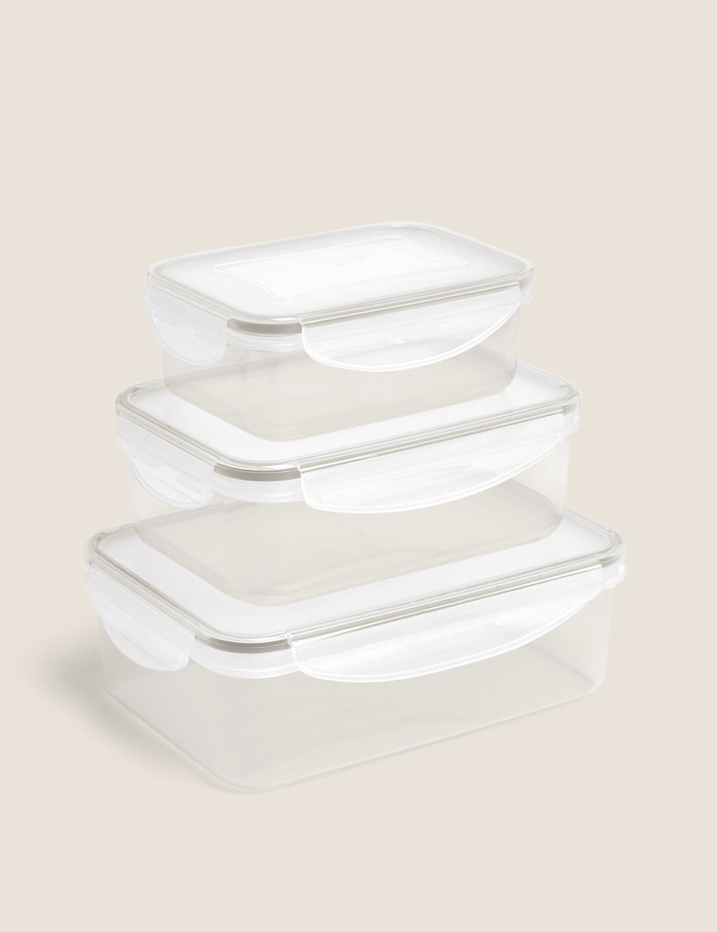 Set of 3 Food Storage Containers | M&S Collection | M&S