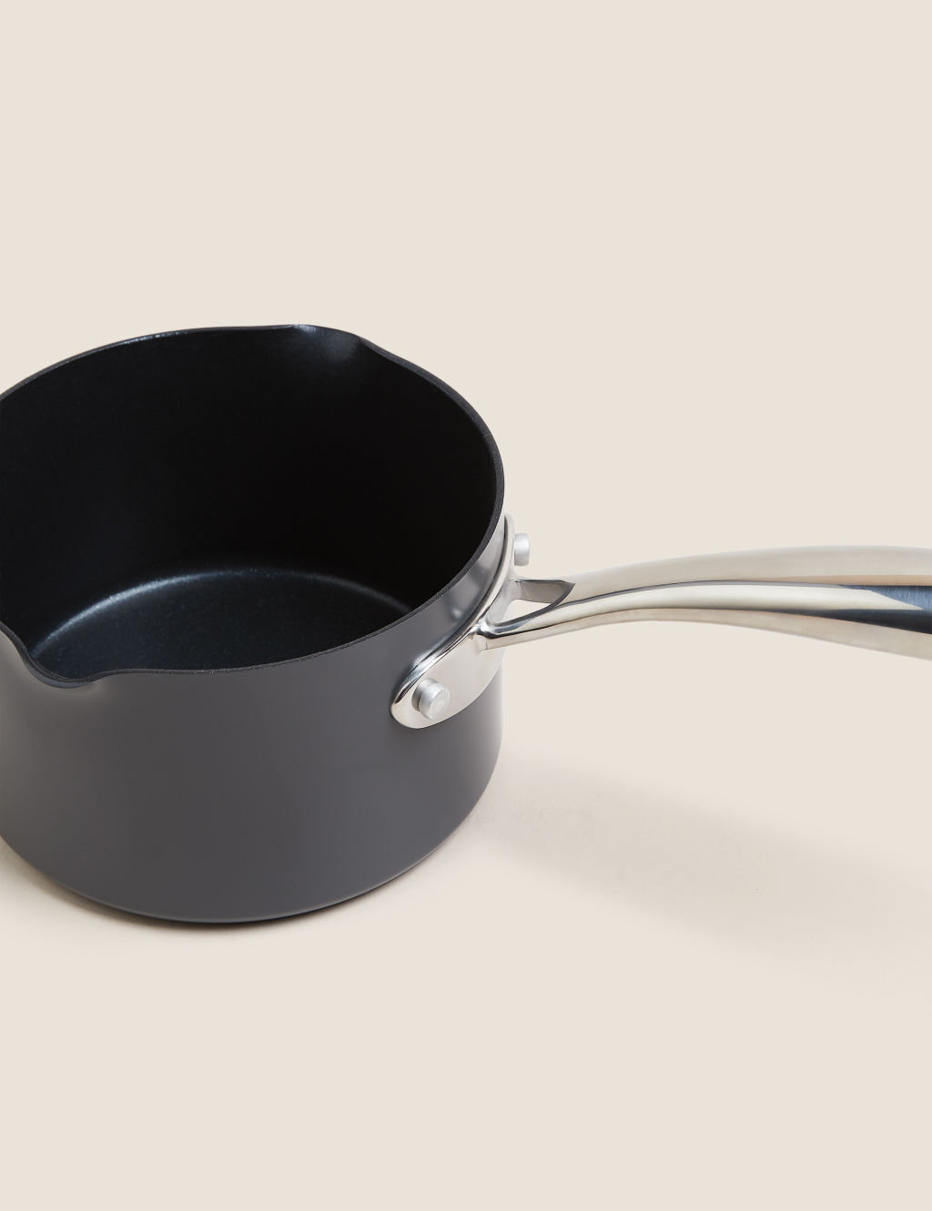 Hard Anodised 14cm Small Milk Pan | M&S chef | M&S