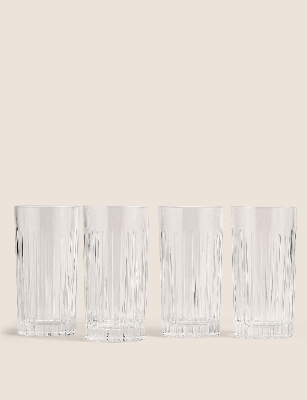 Set of 4 Timeless Hi Ball Glasses | M&S