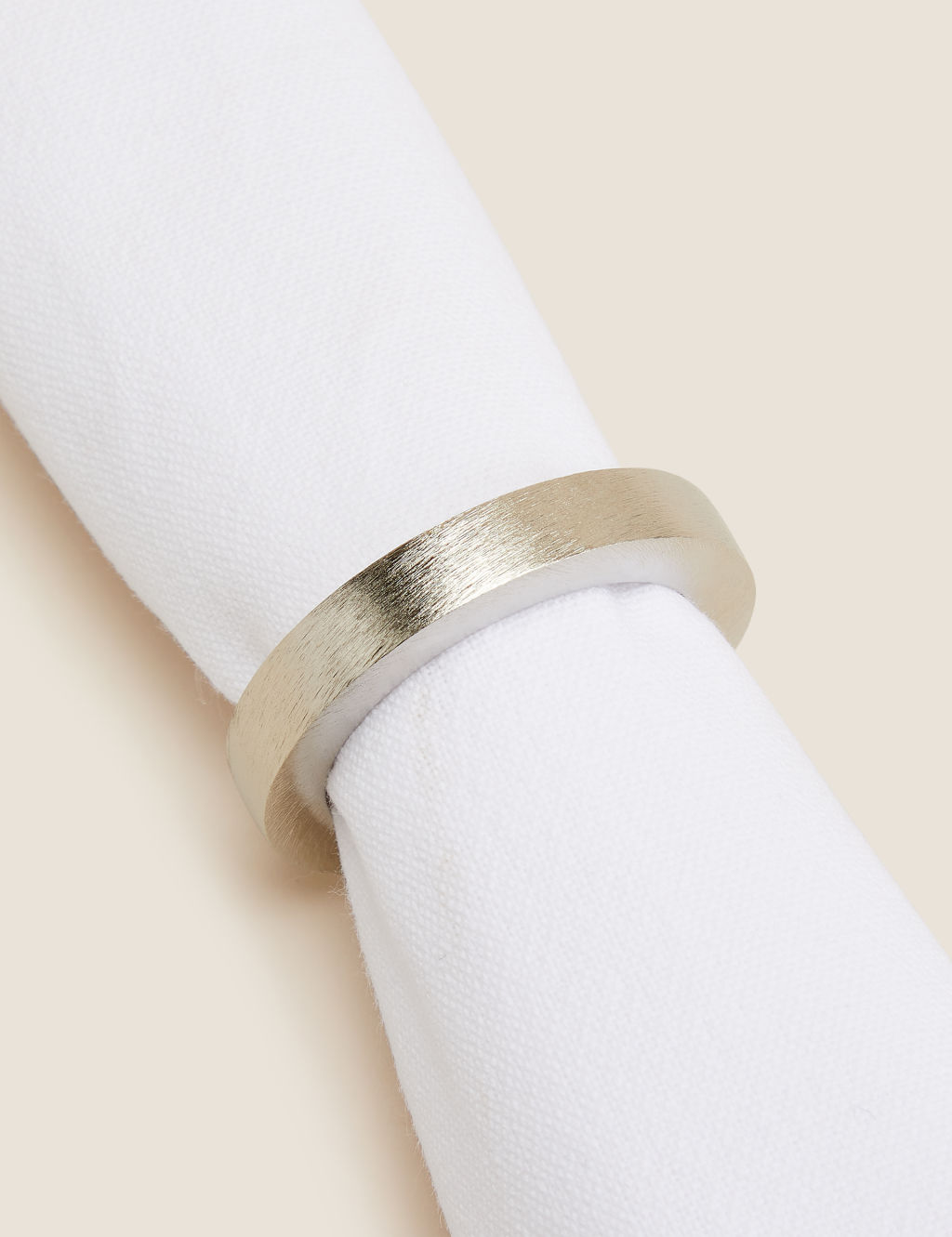 Set of 4 Metallic Napkin Rings | M&S Collection | M&S