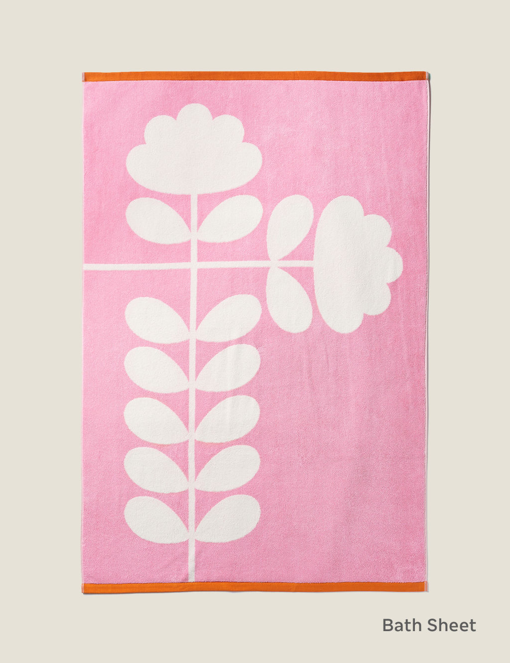 Pure Cotton Cut Stem Bath Towel | Orla Keily | M&S