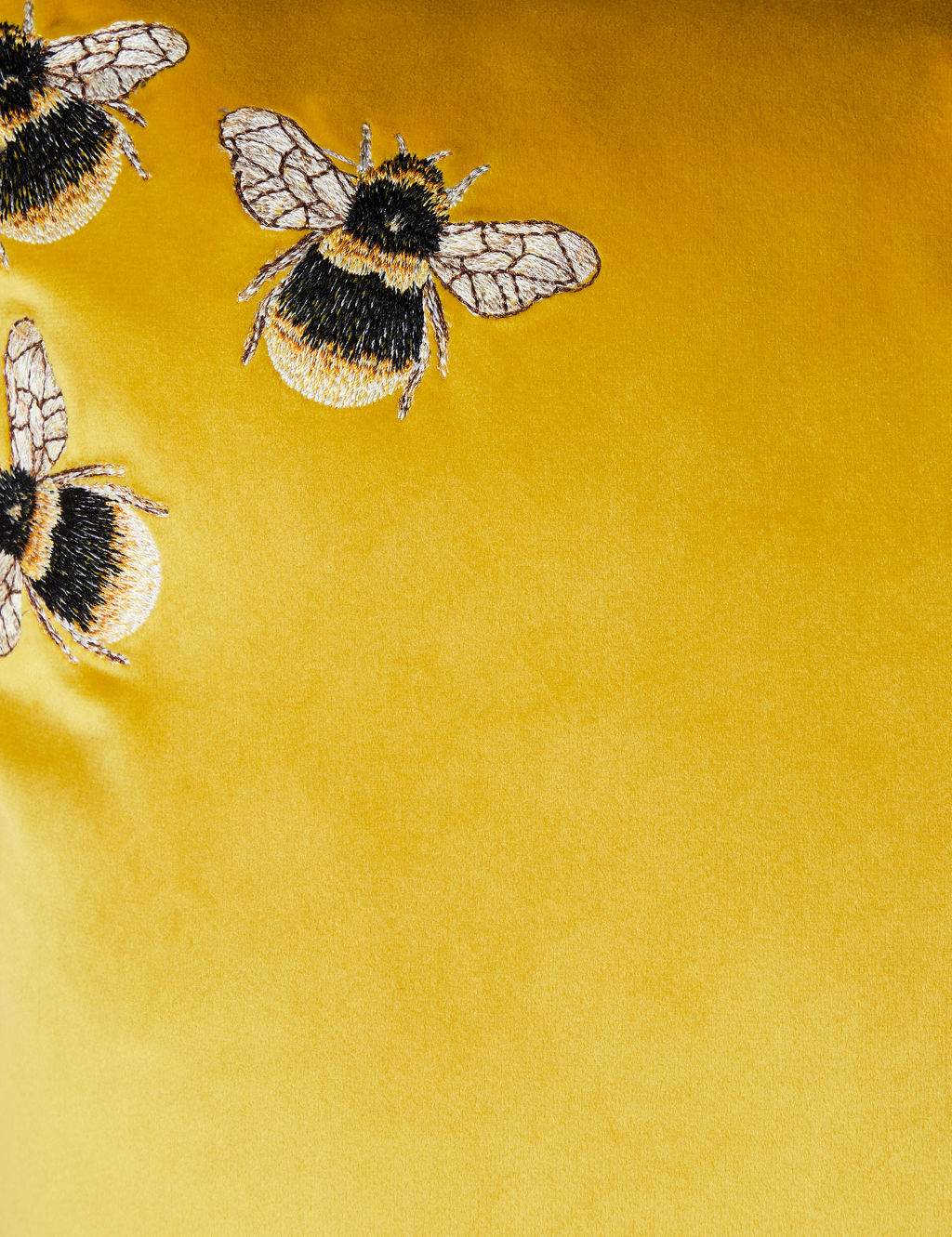 Velvet Bee Embroidered Cushion | M&S Collection | M&S
