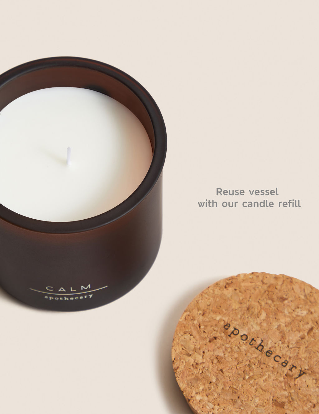 Calm Refillable Candle | Apothecary | M&S