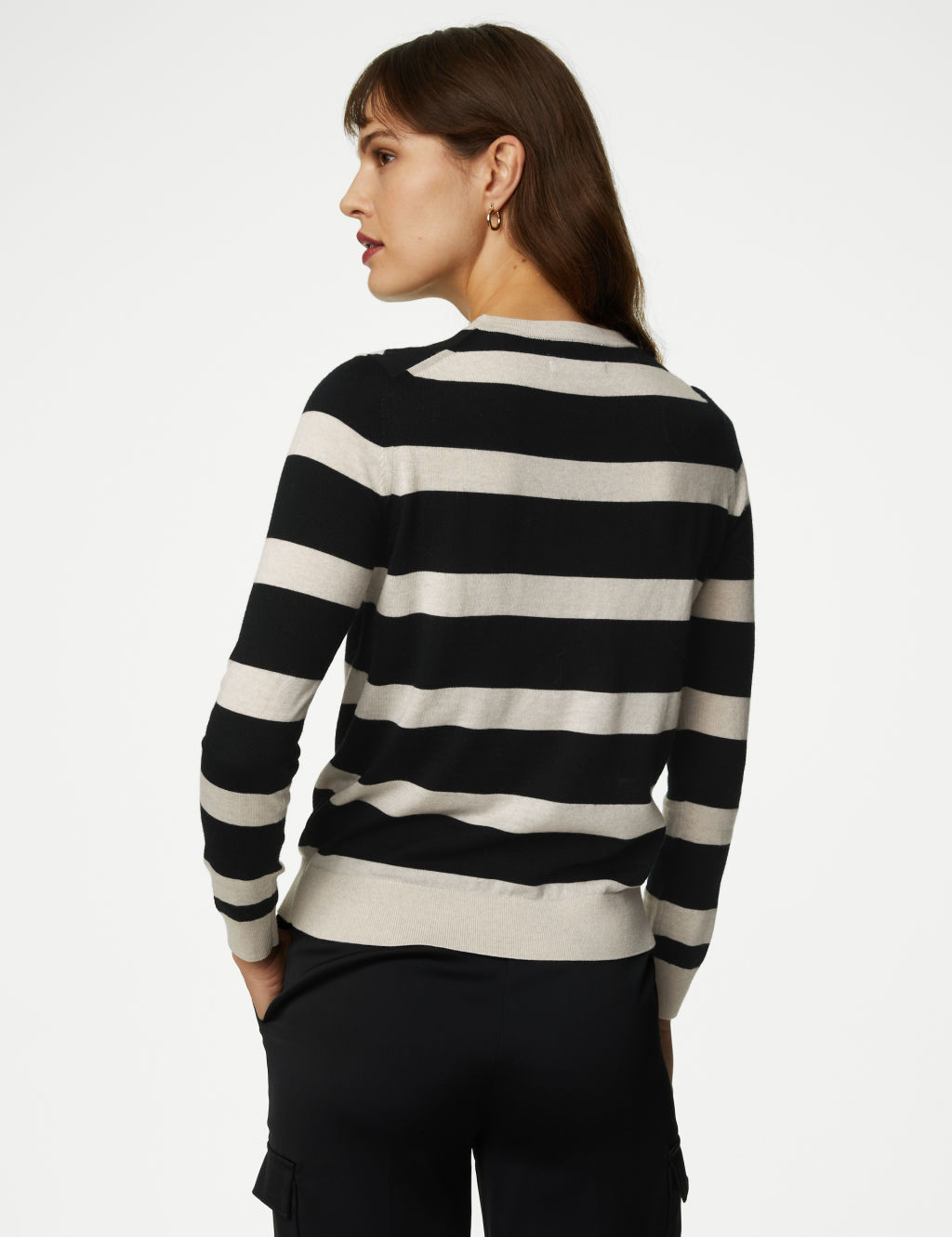 Pure Merino Wool Striped Jumper | M&S Collection | M&S