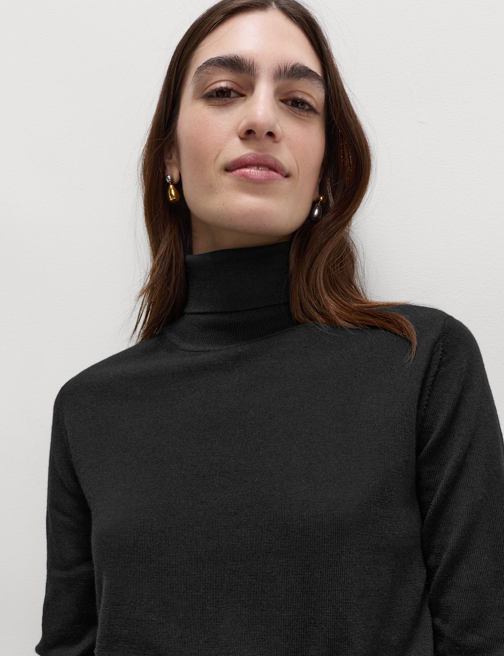 Pure Merino Wool Roll Neck Jumper | M&S Collection | M&S