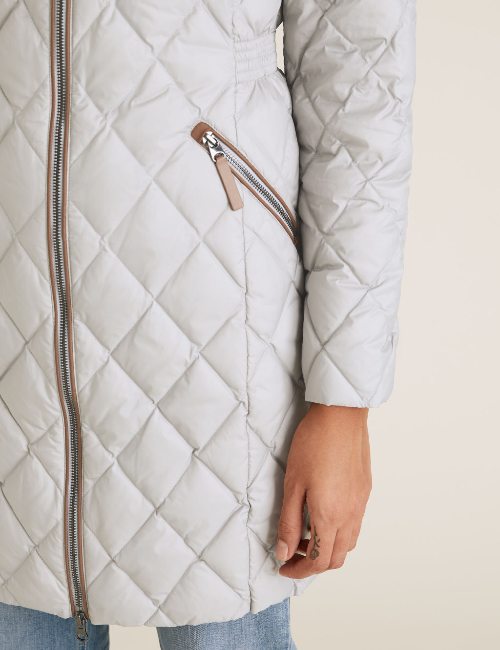 Feather & Down Quilted Puffer Coat | M&S Collection | M&S IE