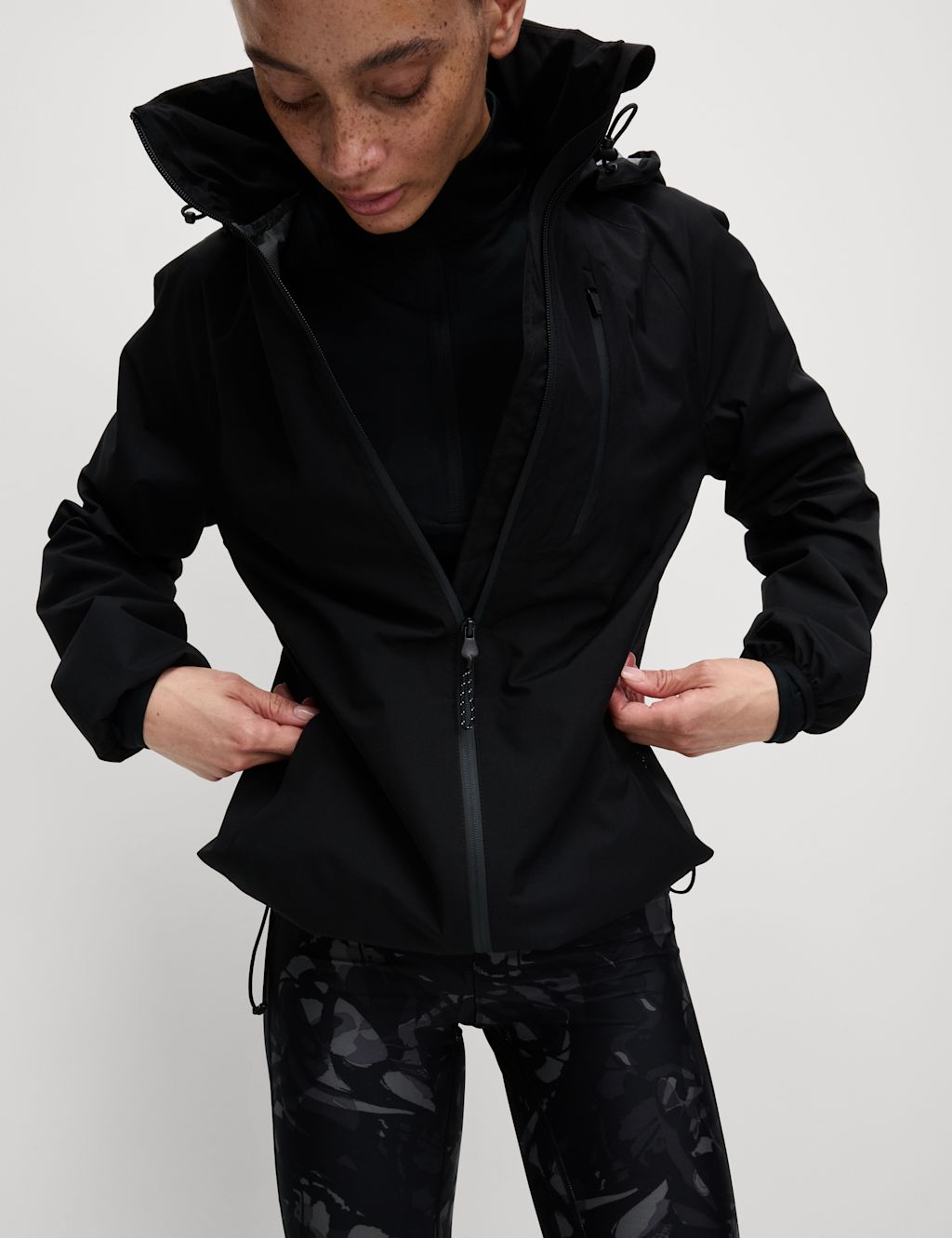 Waterproof Hooded Sports Jacket with Stormwear™ Ultra | Goodmove | M&S