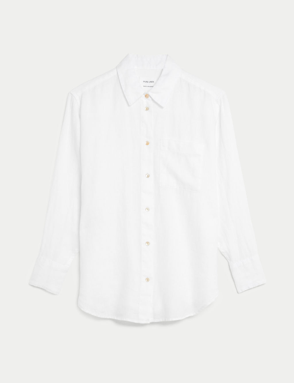Pure Linen Oversized Shirt | M&S Collection | M&S