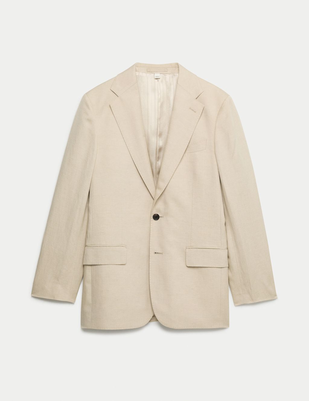 Tailored Fit Silk & Linen Blend Suit Jacket | JAEGER | M&S