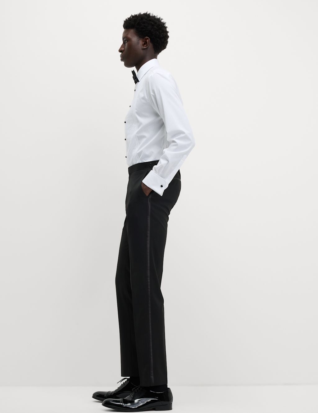 Skinny Fit Stretch Tuxedo Trousers Mands Collection Mands
