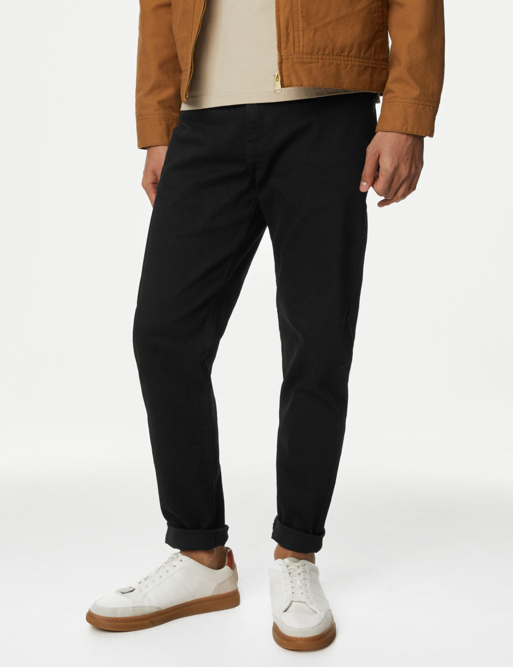 Men's Tapered-Fit Trousers at M&S