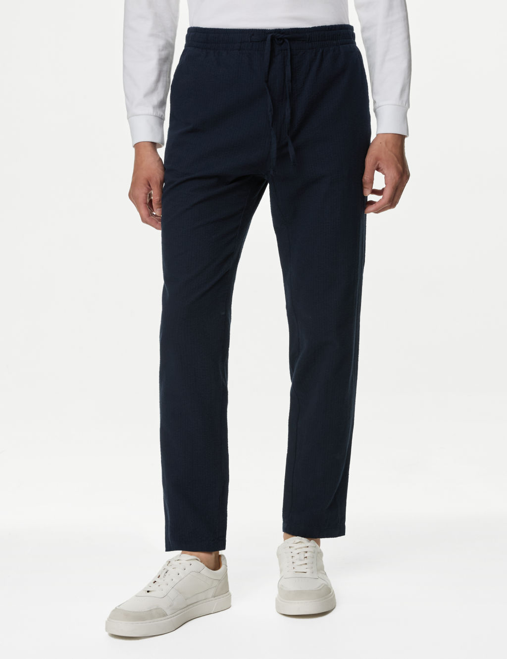 Men's Regular-Fit Trousers | M&S