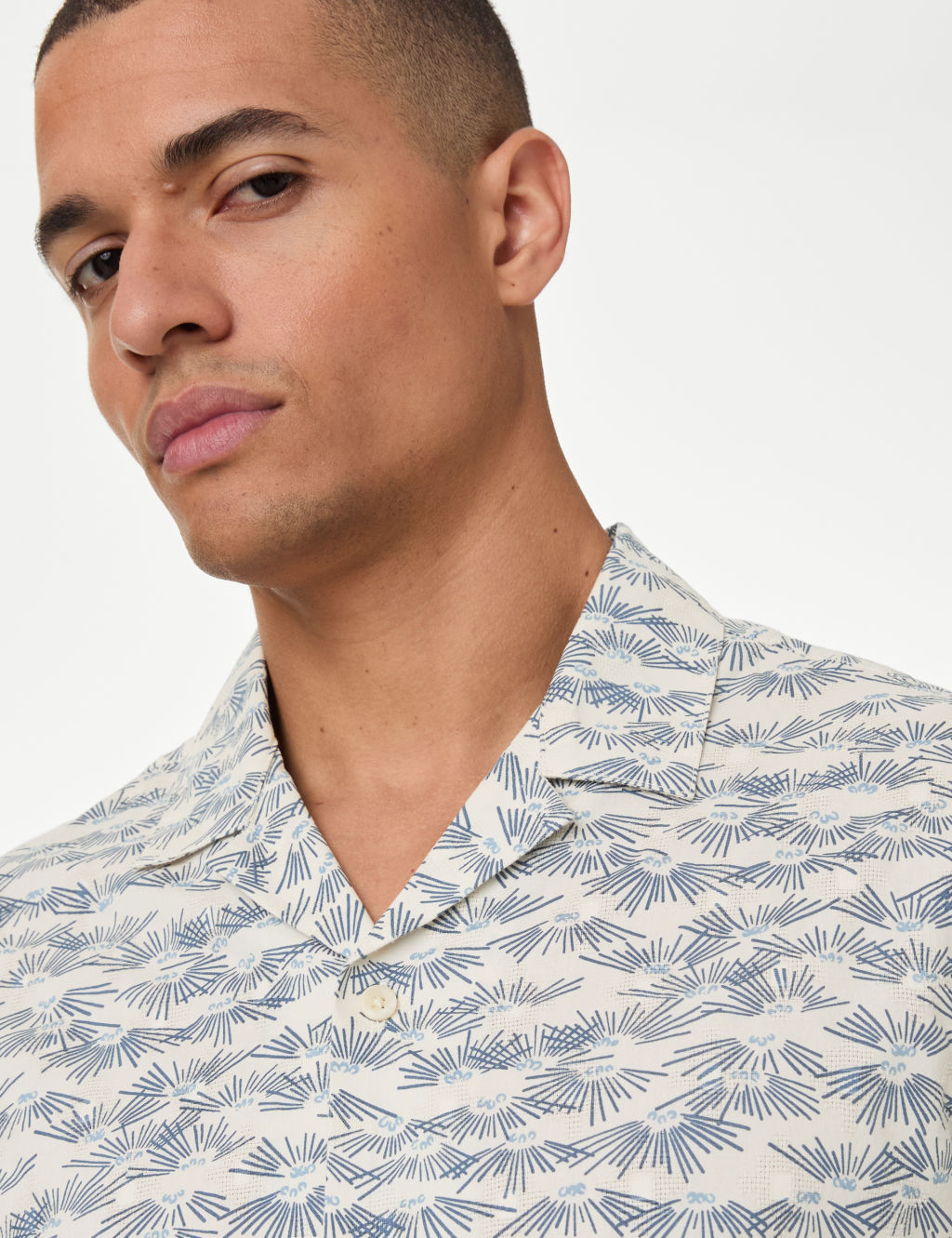 Men’s Cuban-Collar Shirts | M&S