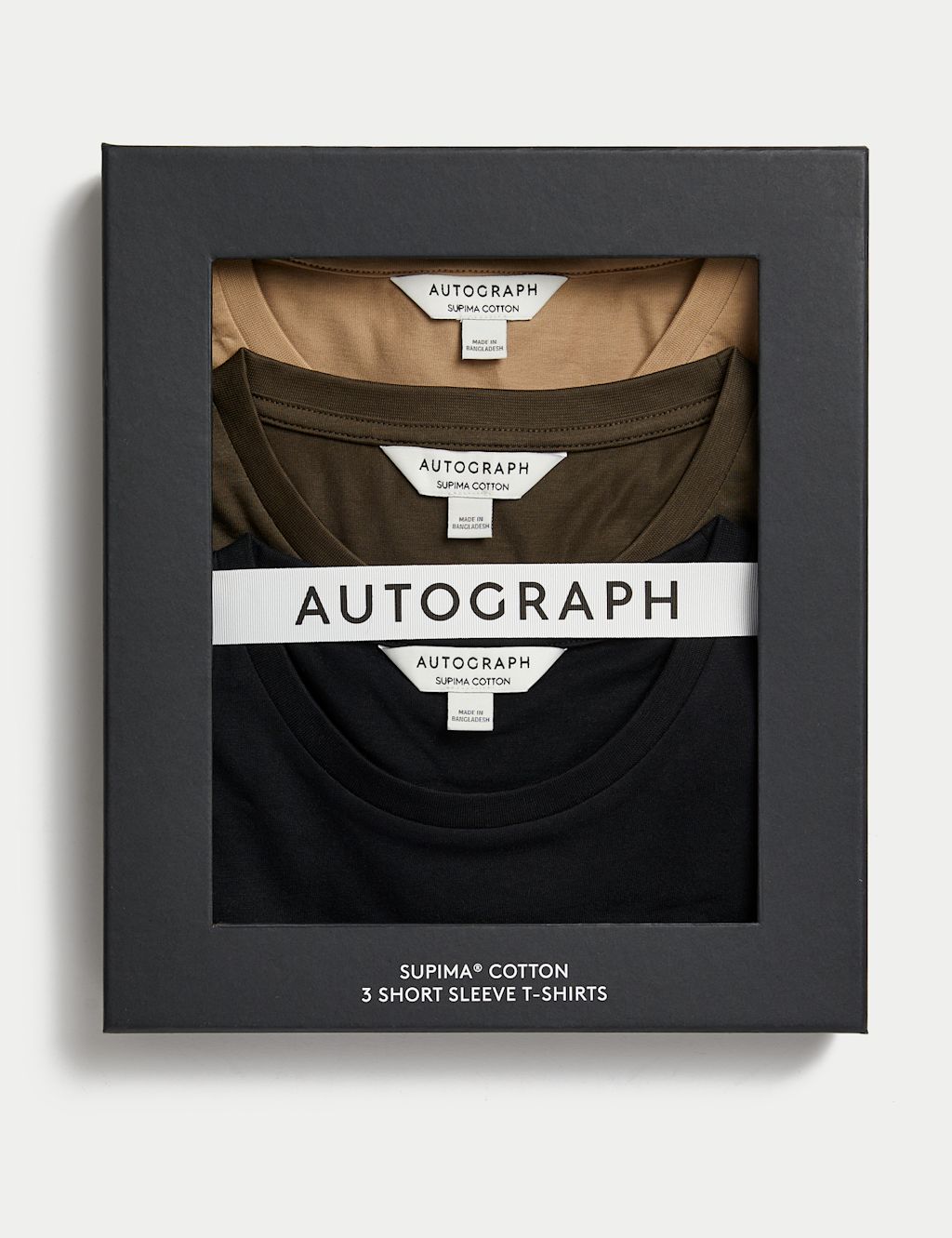 3pk Pure Supima® Cotton T-Shirts | Autograph | M&S